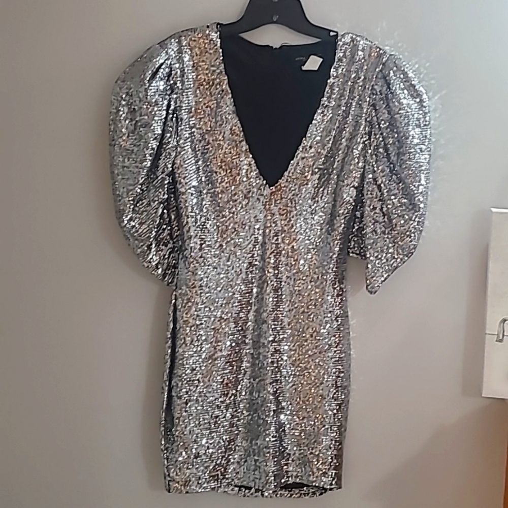 Akira Disco Mini Dress - Gem